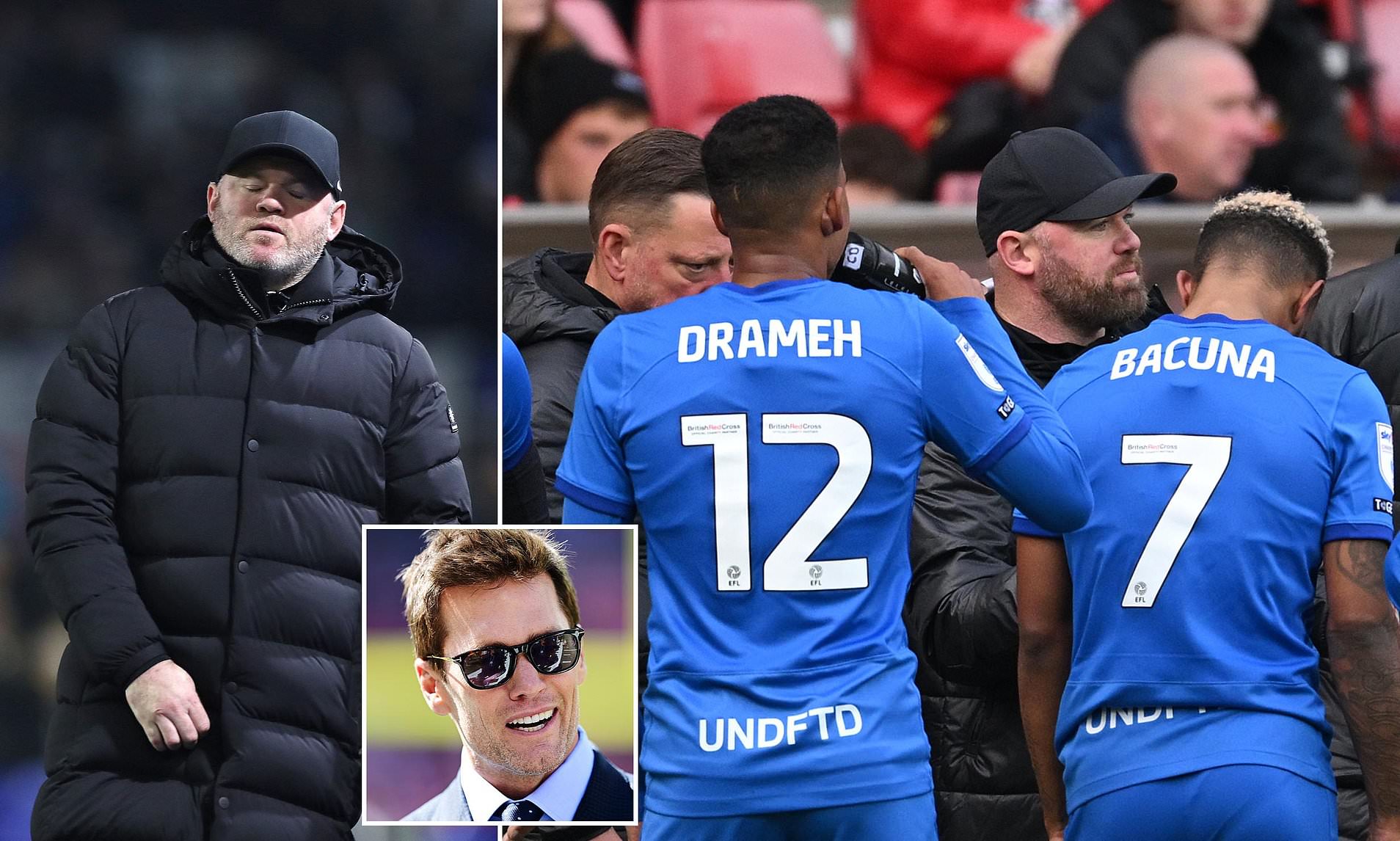 Wayne Rooney bites back at NFL icon Tom Brady for questioning his 'work ...