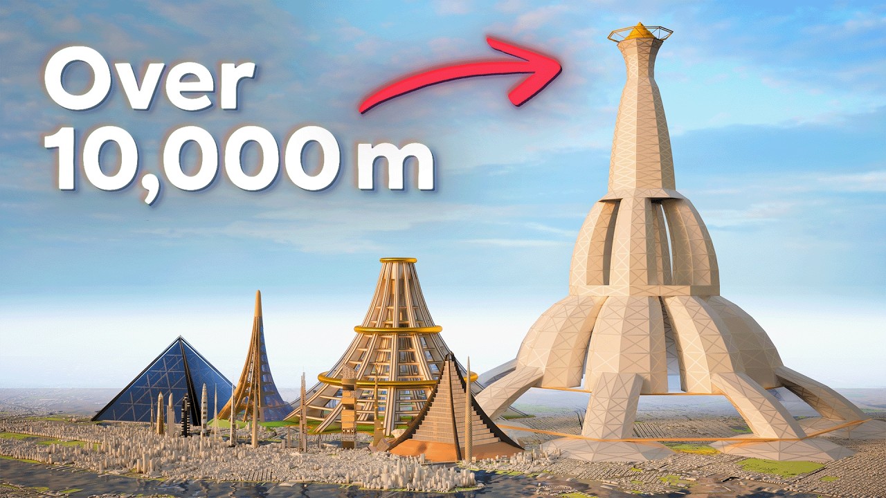 The Tallest Buildings Ever Proposed (3D Size Comparison)