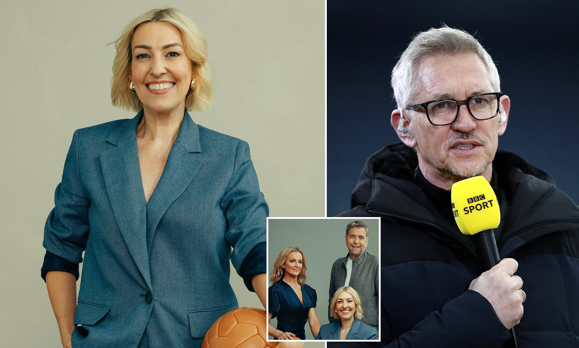 Kelly Cates reveals she has no wish to 'be like Lineker' as she gears ...