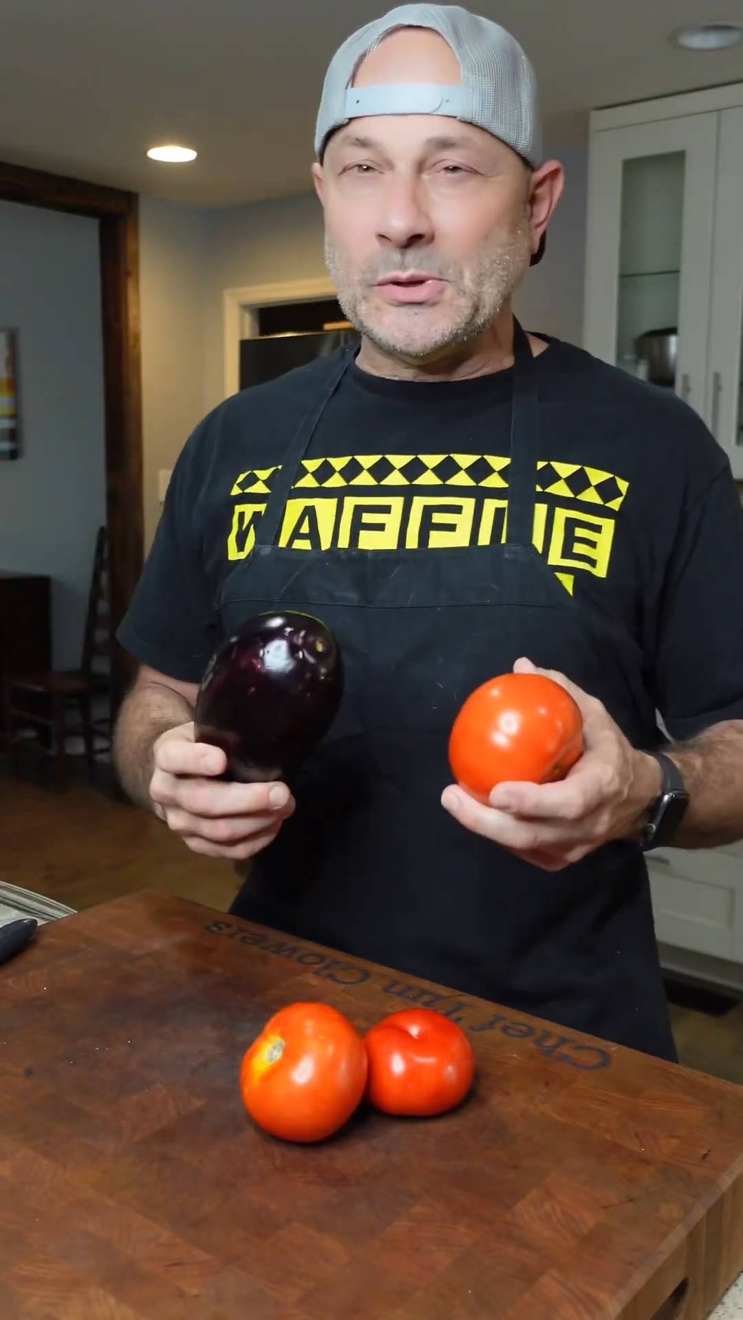 Air fryer eggplant | Daniel's fast day cooking with Italian food