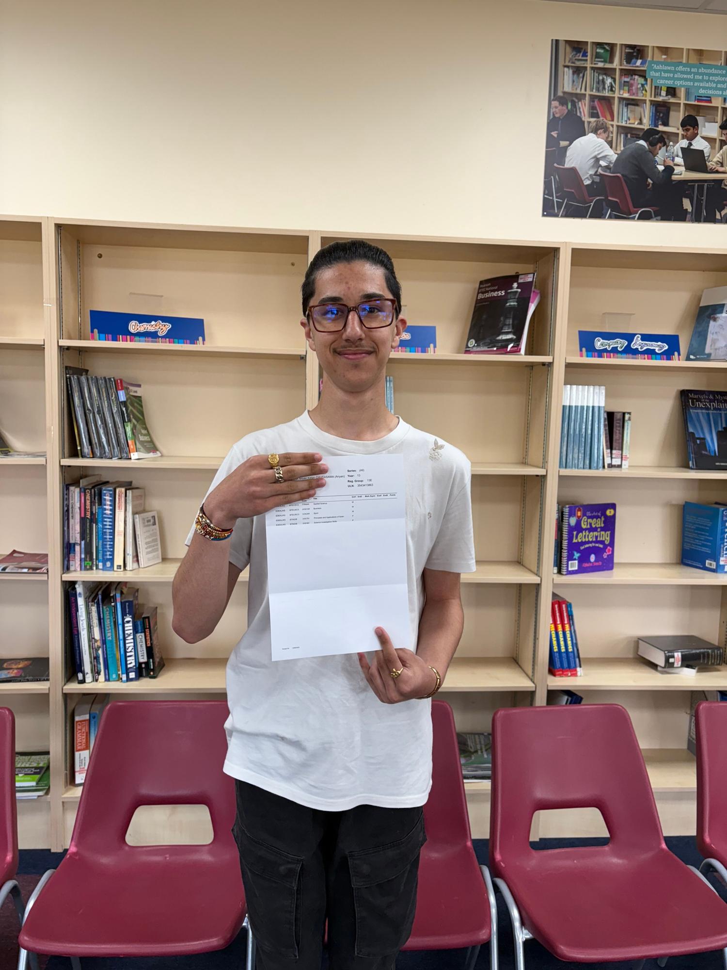 A level results mark the end of an impressive year for Ashlawn School