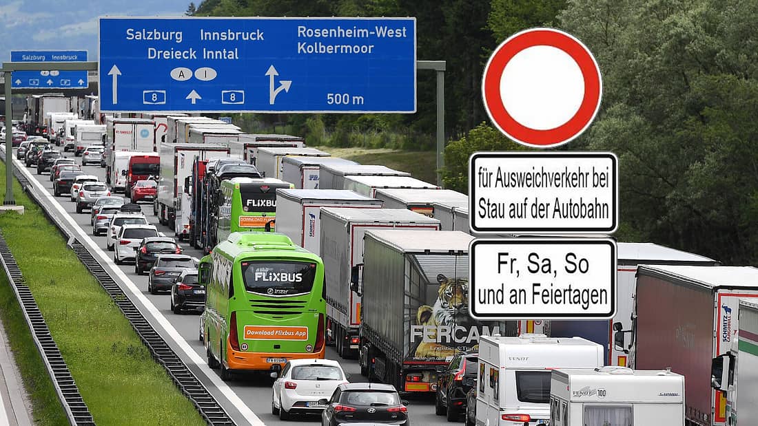 Abfahrtsverbot auf der A8 und A93 bei Rosenheim: Mit diesen Tricks ...