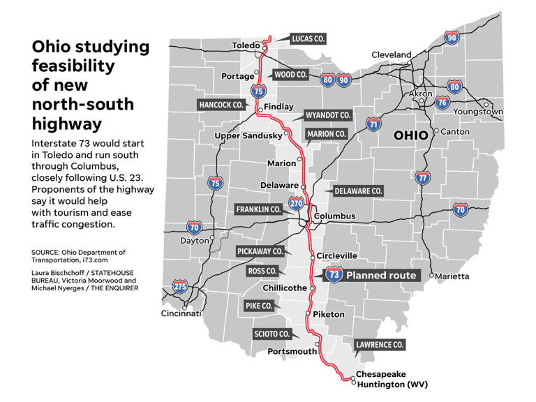 Ohio can't handle a highway connecting Columbus and Toledo. Ones we ...