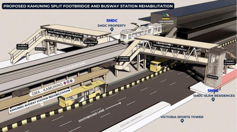 DOTr: 'Mt. Kamuning' footbridge to be replaced by December 2025