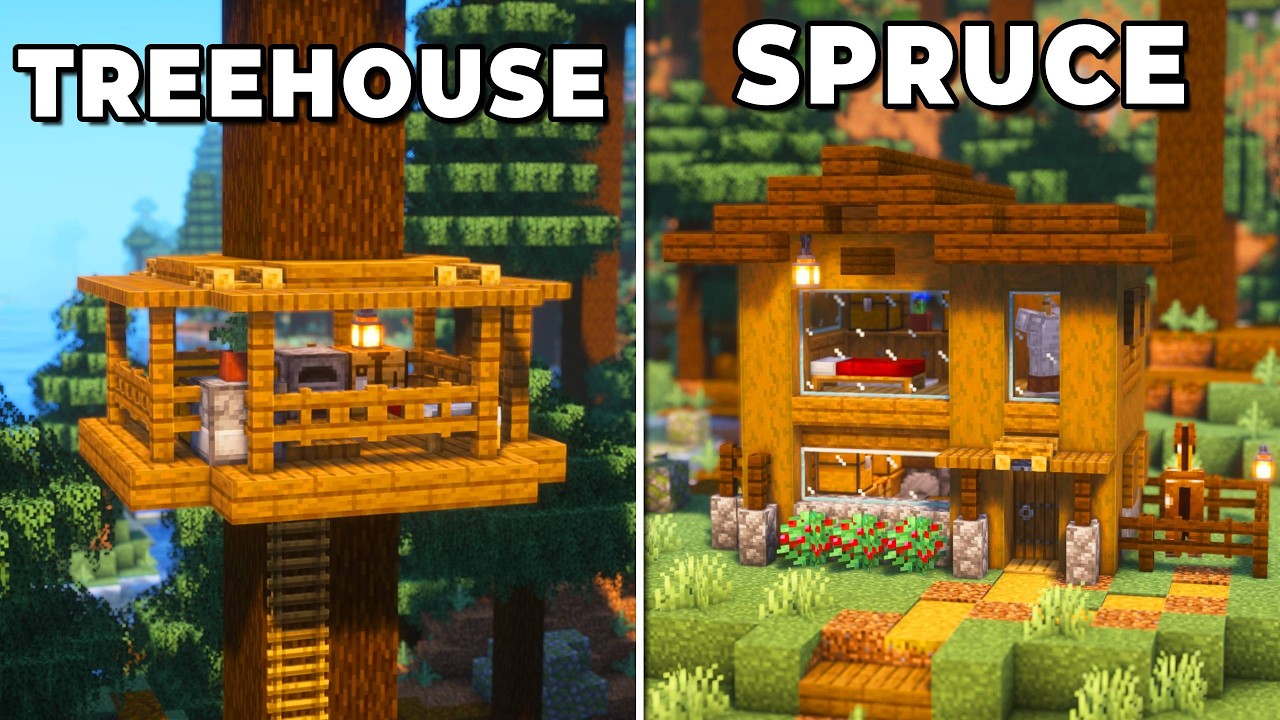 Starter Base Designs for Minecraft 1.21 Survival