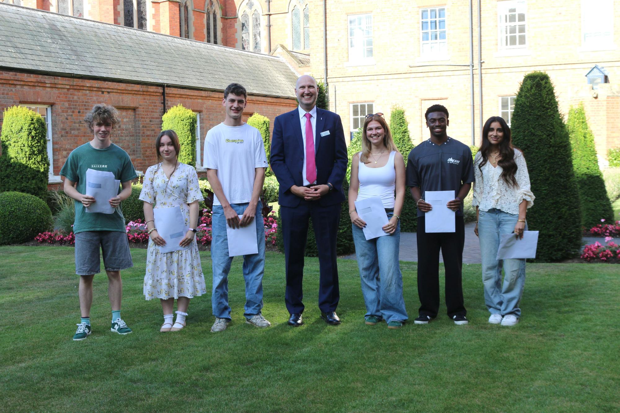 Sixth formers at Princethorpe College celebrate excellent A-Level results