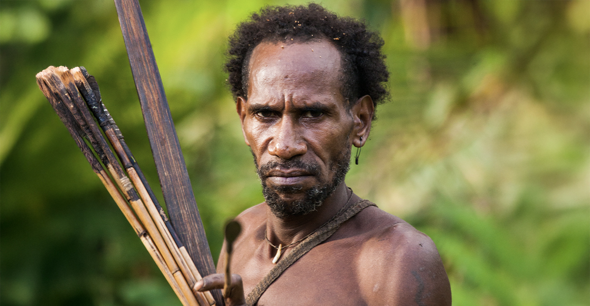 Photos Of The Hidden Treehouse Tribe That Still Practices Cannibalism