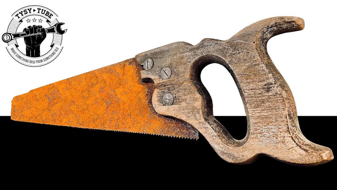 I Restored a Rusty Antique Saw with Epoxy — Amazing Transformation!
