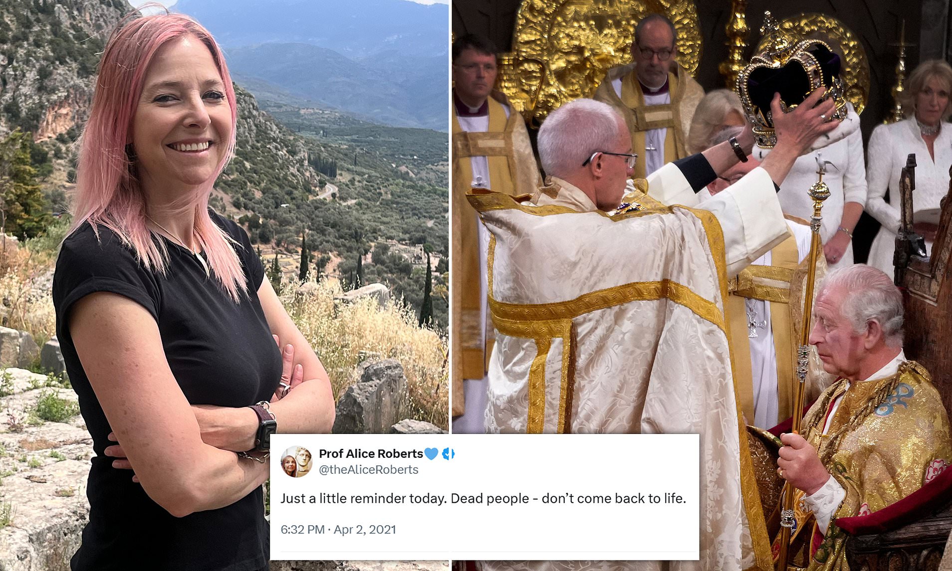 Britons risk 'losing sight' of Christian history, atheist Alice Roberts ...