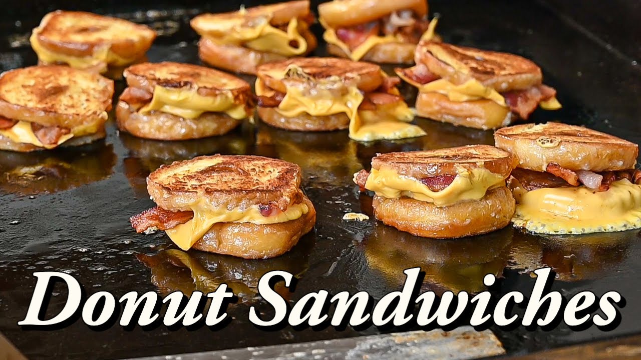 Donut + Bacon + Cheese = The Ultimate Sandwich