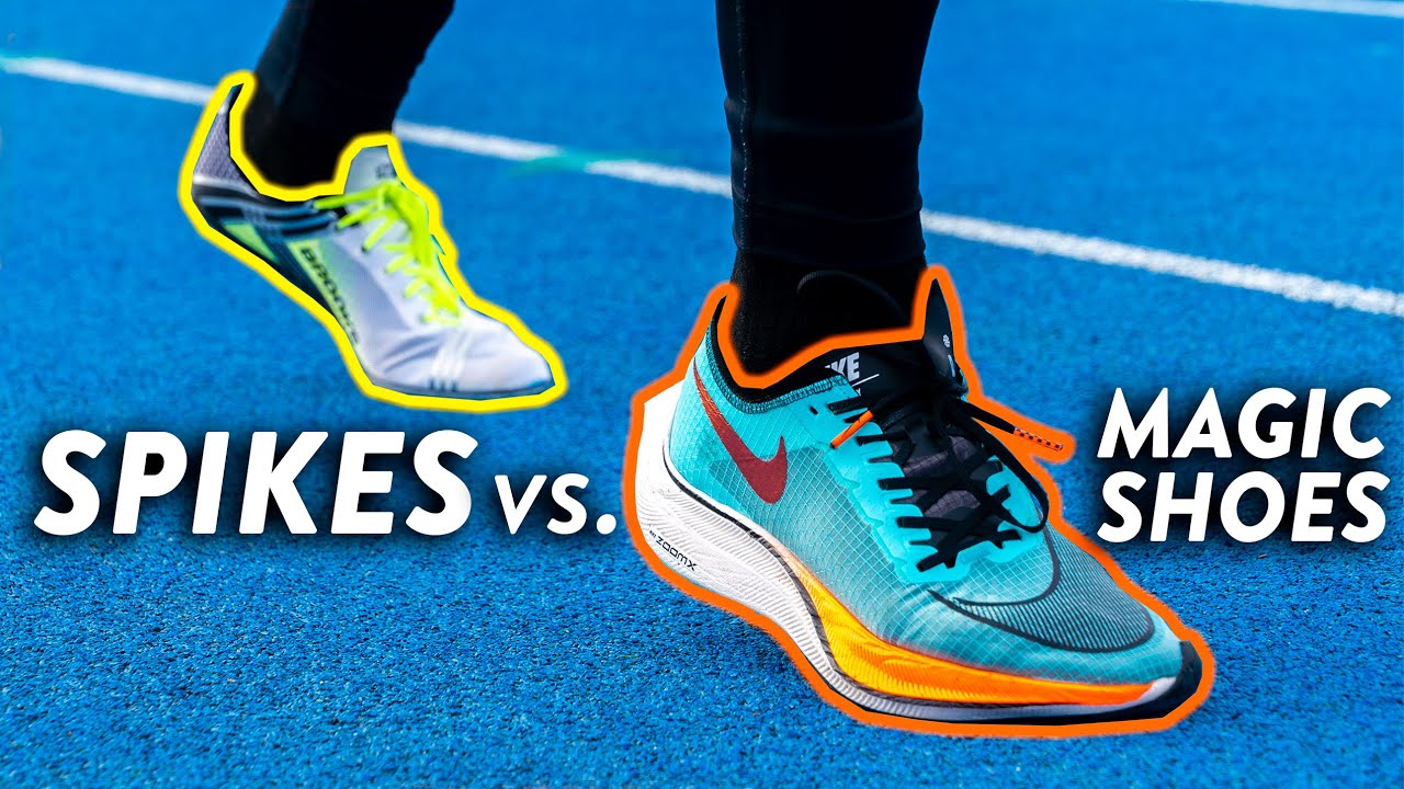 Track Spikes VS. Nike ZoomX Vaporfly Next
