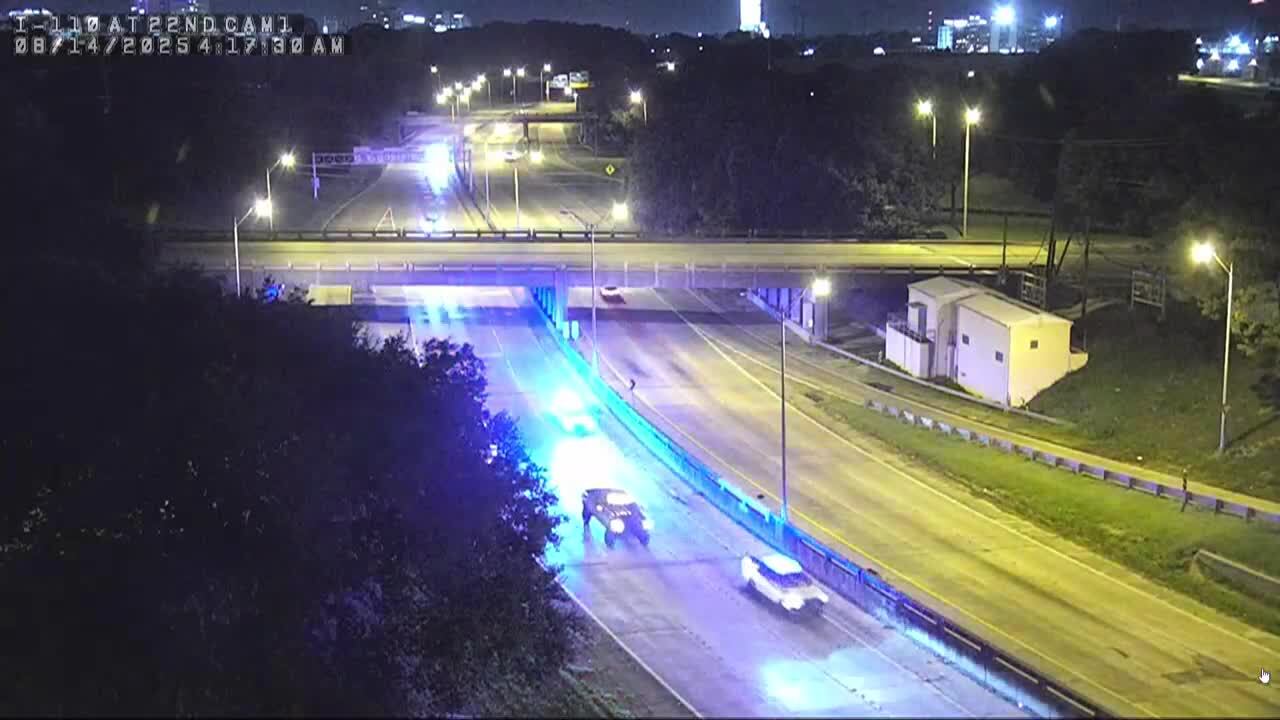 WATCH: Police chase on I-10 captured on traffic cameras; suspect arrested