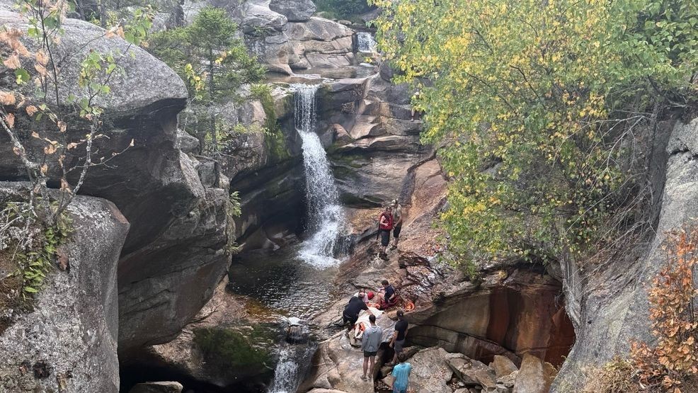 Man suffers serious injuries after 25-foot fall at Maine waterfall