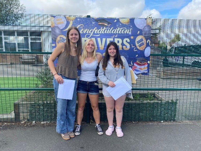 Daventry Sixth Form Students Celebrating Amazing A-Level Results