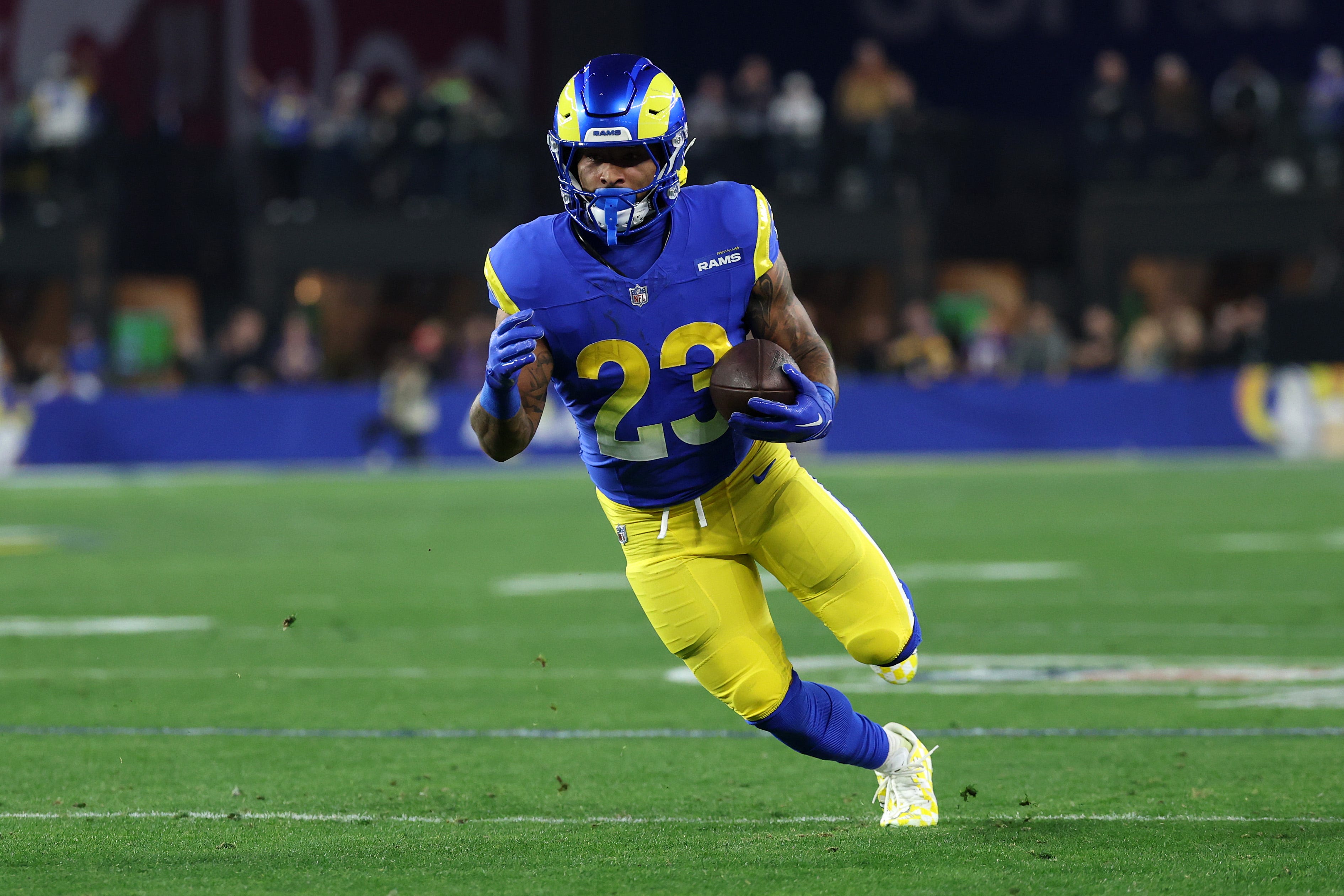 Rams OC Mike LaFleur hints at fewer rushes for RB Kyren Williams in 2025