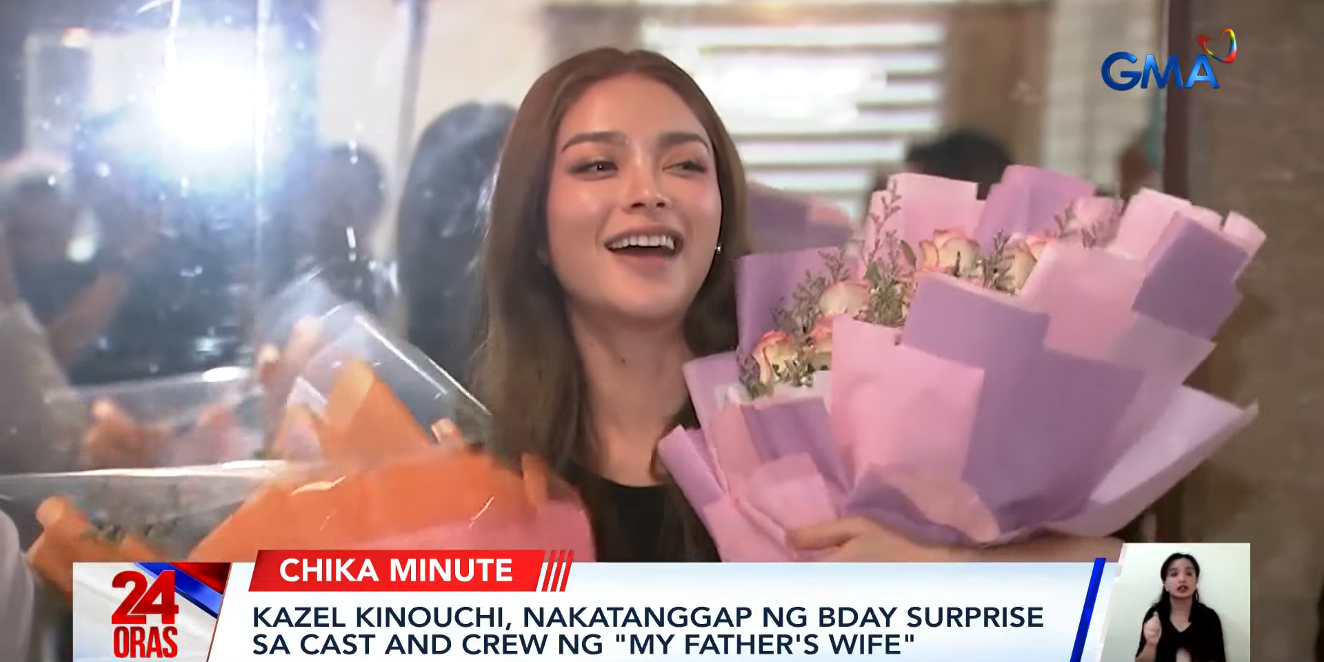 Kazel Kinouchi gets birthday surprise from 'My Father's Wife' cast, crew