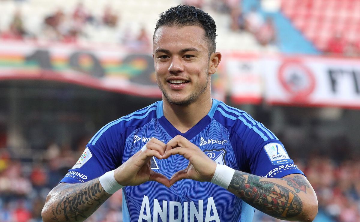 Revelan cuándo vuelve a jugar Leo Castro y que alegra a Millonarios