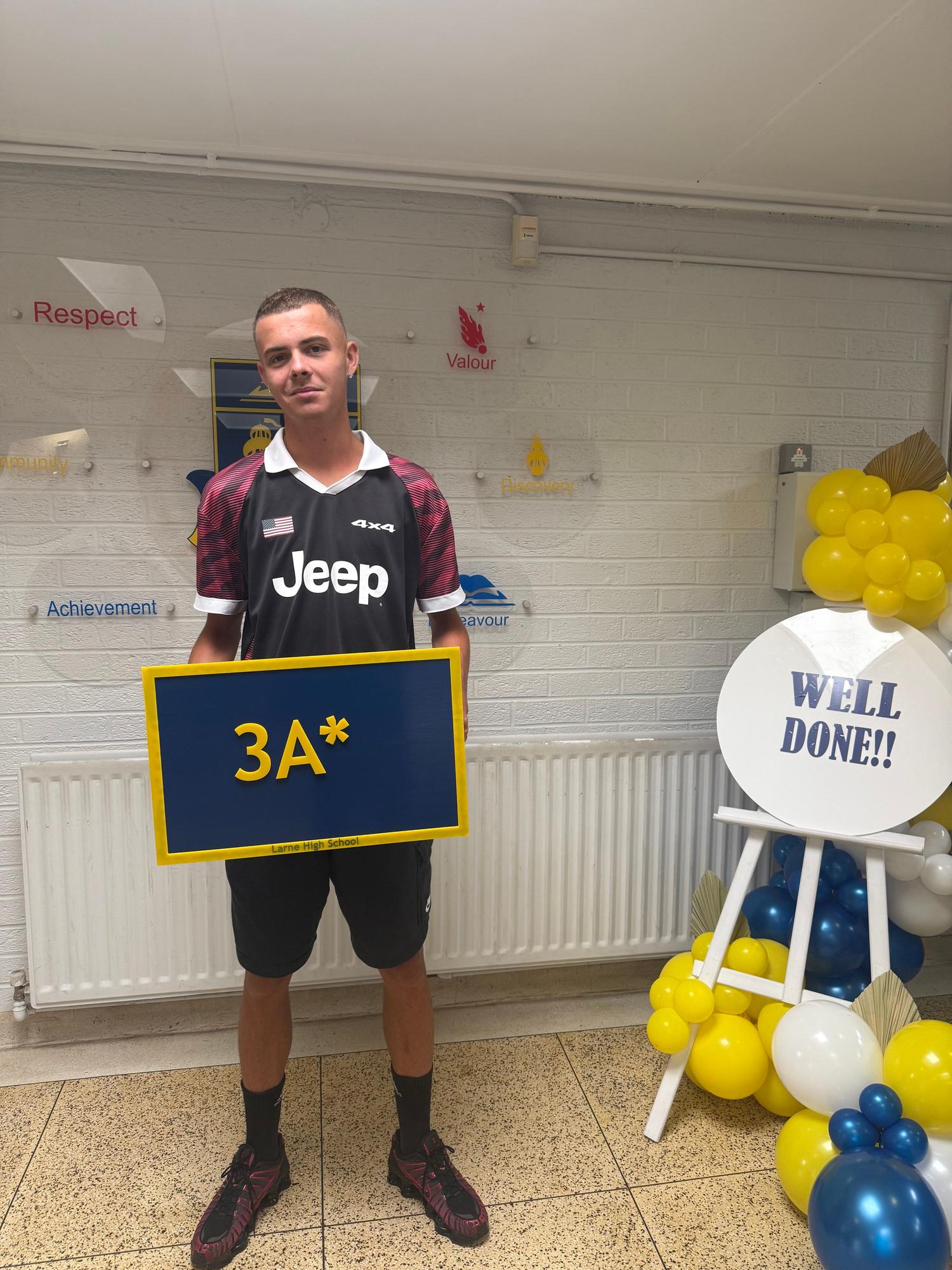 Larne High School celebrates outstanding A Level results