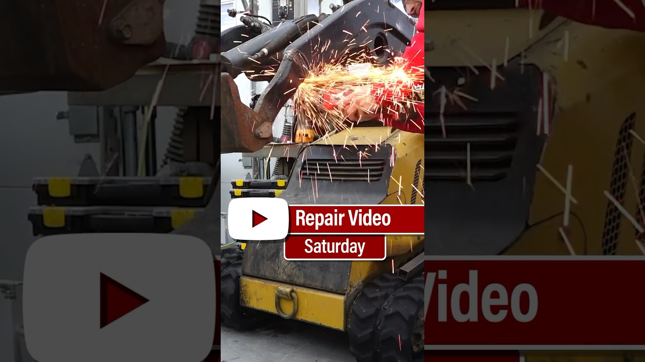Cutting out old, broken welds
