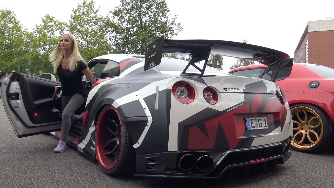 Mareike Fox driving her Prior Design GT R PD750 Widebody with bold ...