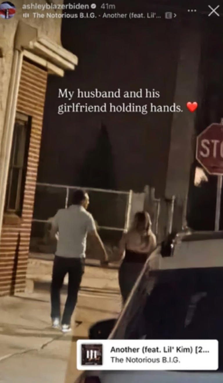 Ashley Biden shared a photo of husband Howard Krein hand in hand with ...