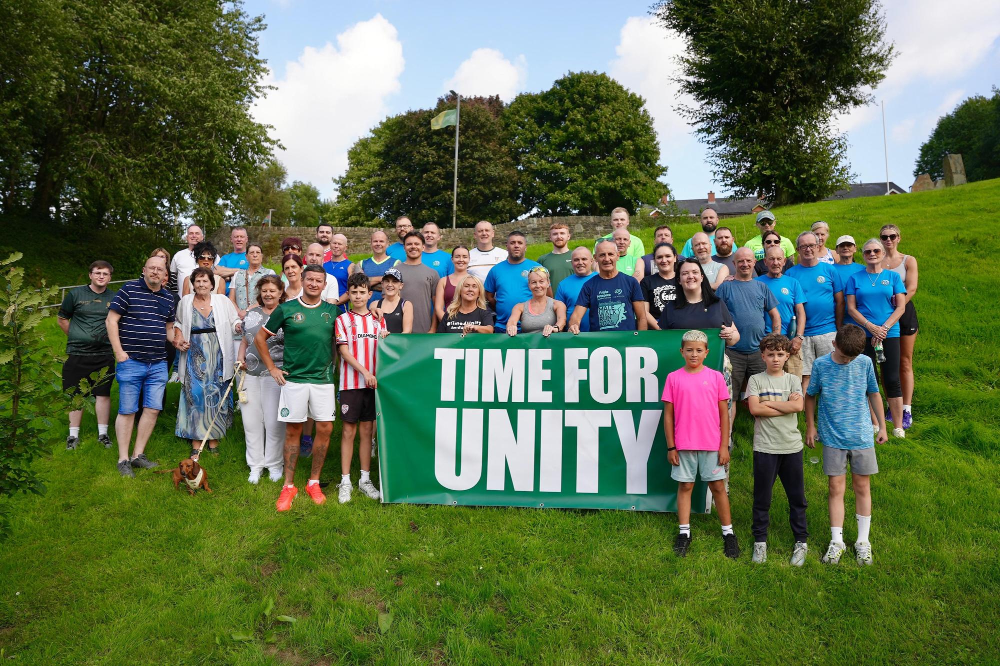 ‘Time for Unity’ run takes place in Bogside as part of Derry Féile 2025 ...