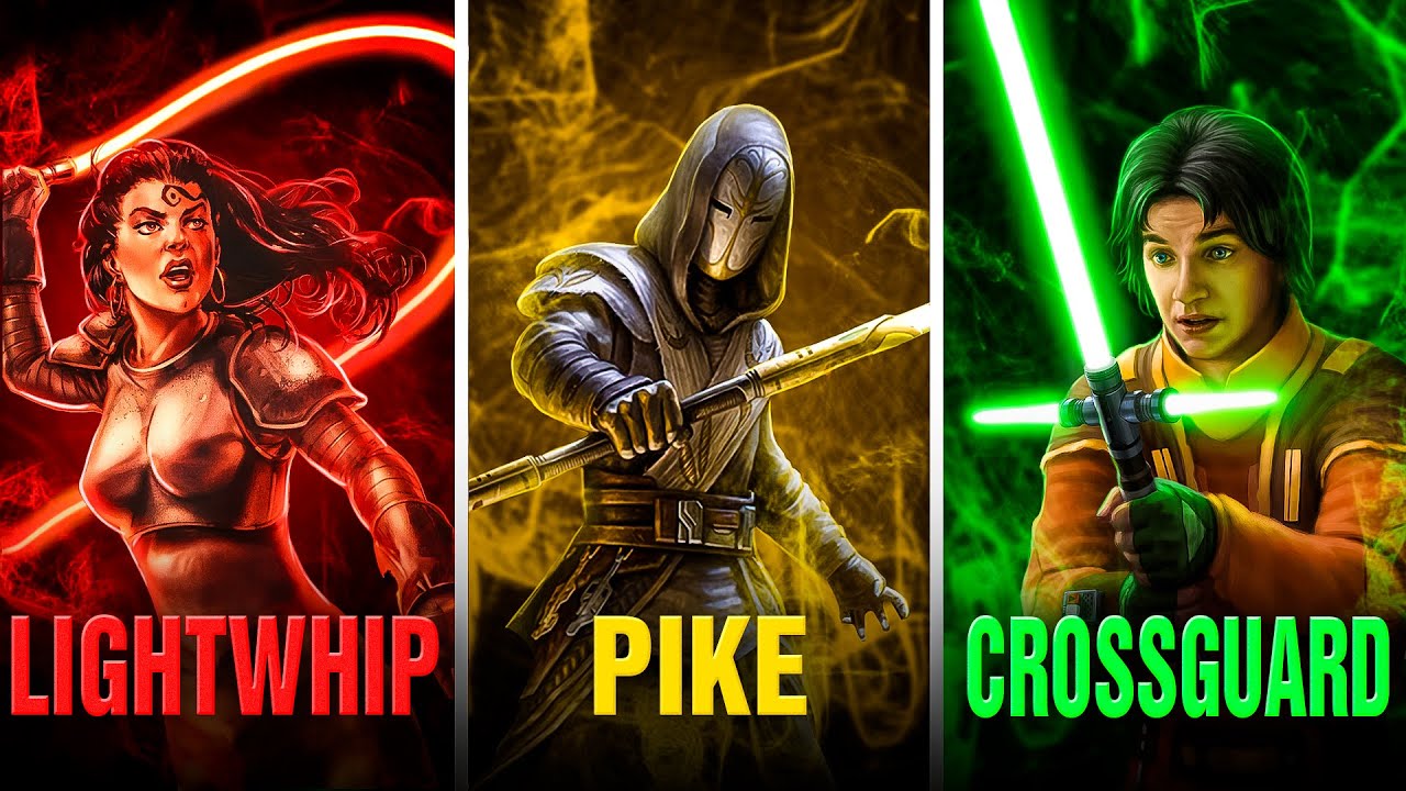 Every lightsaber variant explained – Jedi, Sith, and more