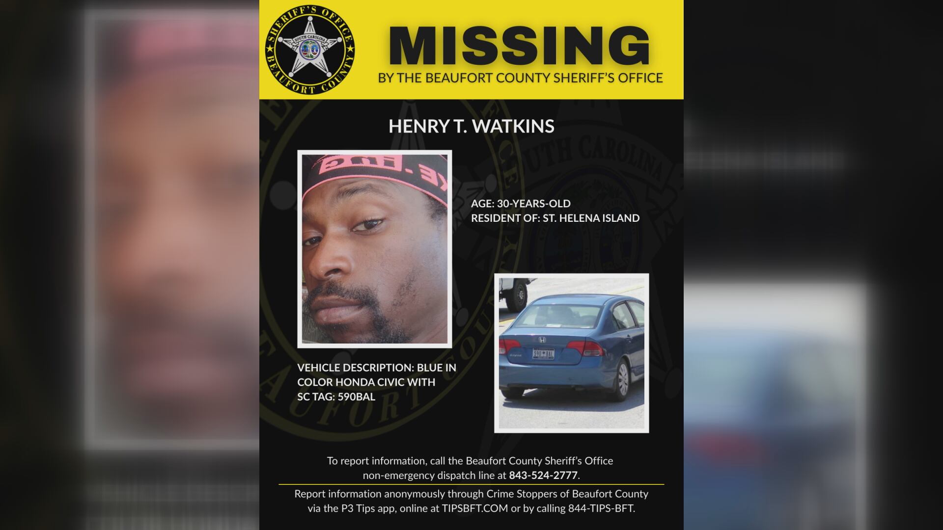 Missing 30-year-old Beaufort man located