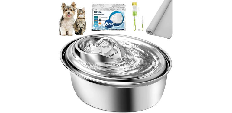 Pet water fountains are actually really good for your dogs and cats