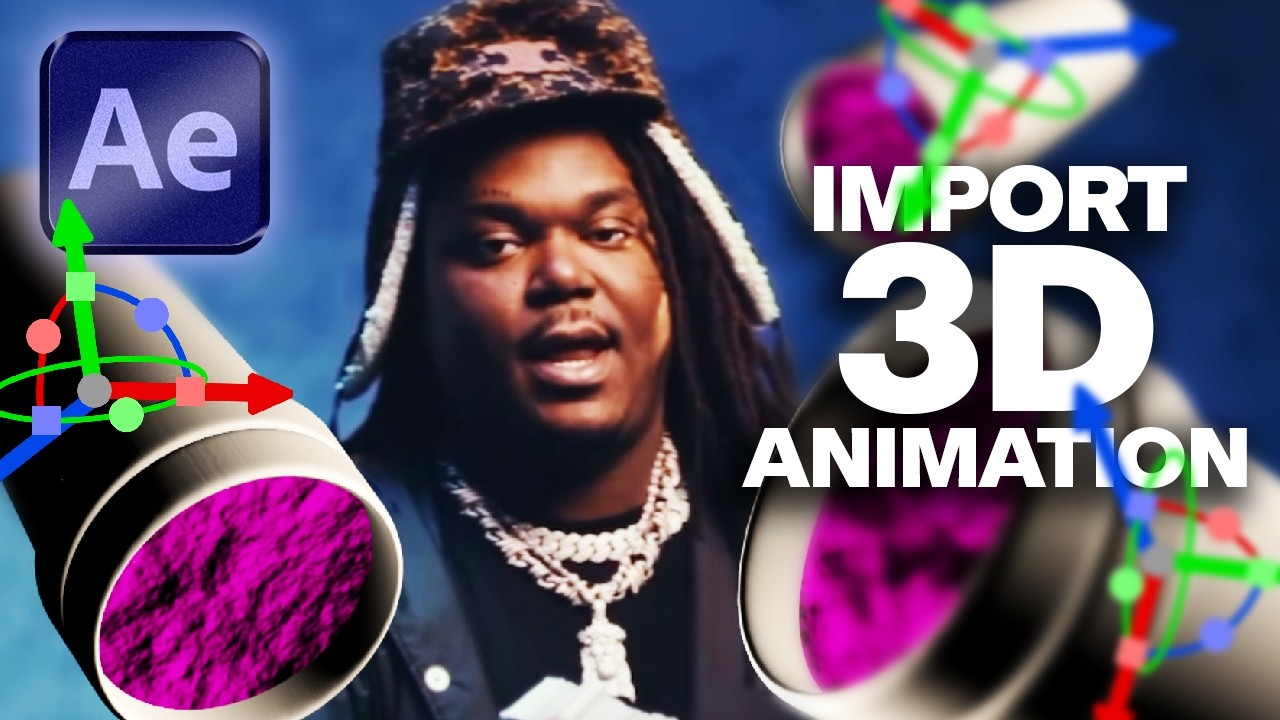 Import 3D Animated Objects Directly in After Effects – Tutorial