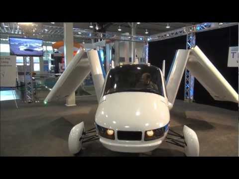 La Transition del coche volador Terrafugia en el Auto Show de Nueva York