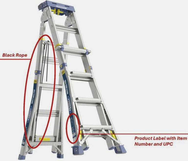 Werner recalls more than 100,000 ladders due to potential fall and ...