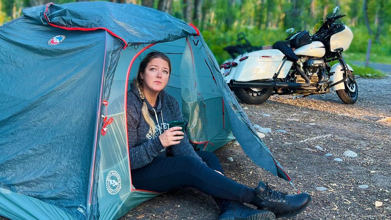 I camped alone in bear country!🐻