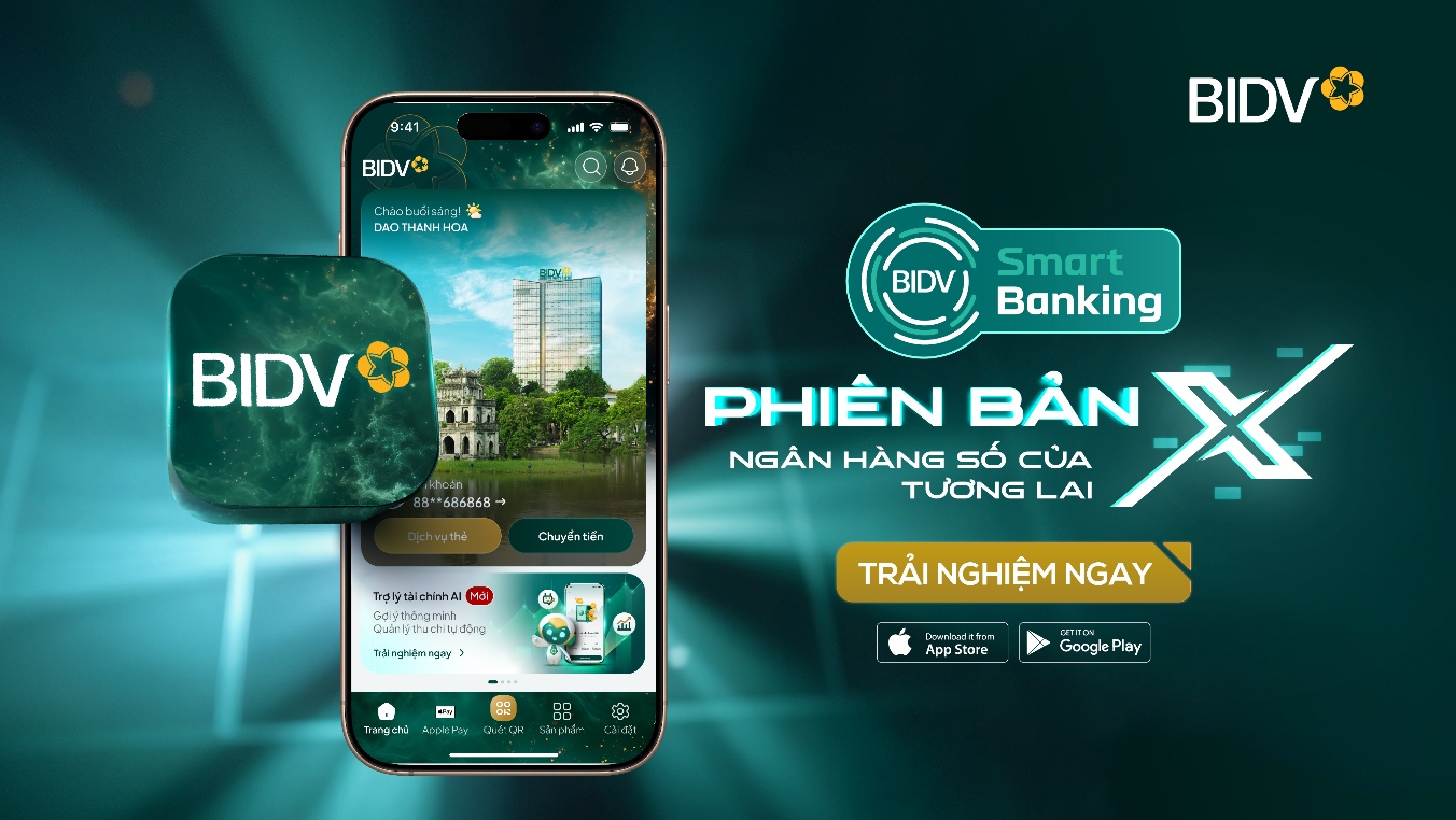 BIDV SmartBanking phiên bản X - dấu ấn tiên phong