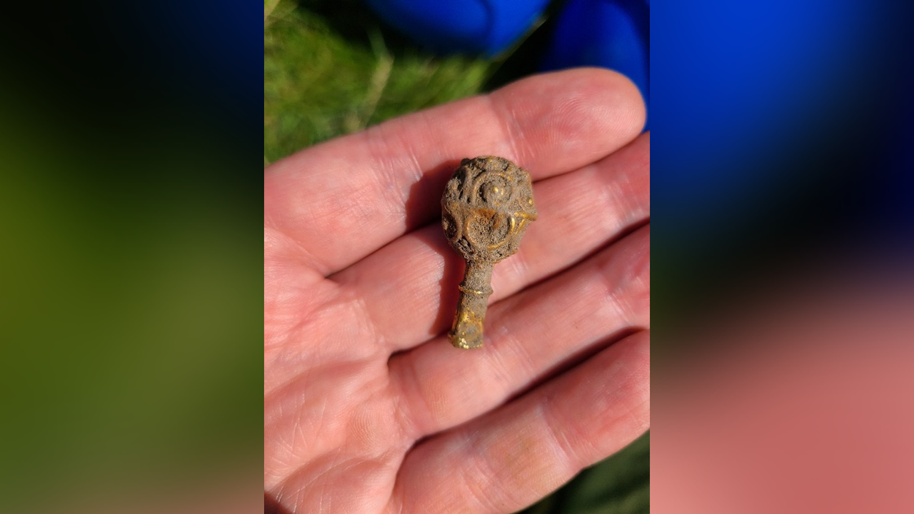 Archaeology student finds rare ninth-century gold 'within the first 90 ...
