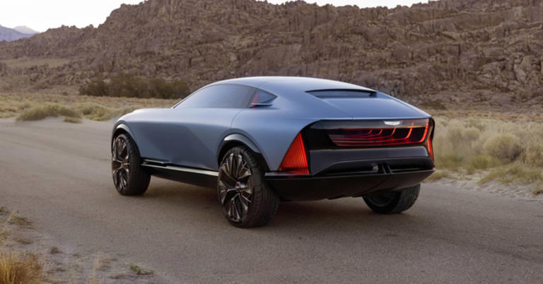 Cadillac unveils 'Elevated Velocity' electric crossover concept car