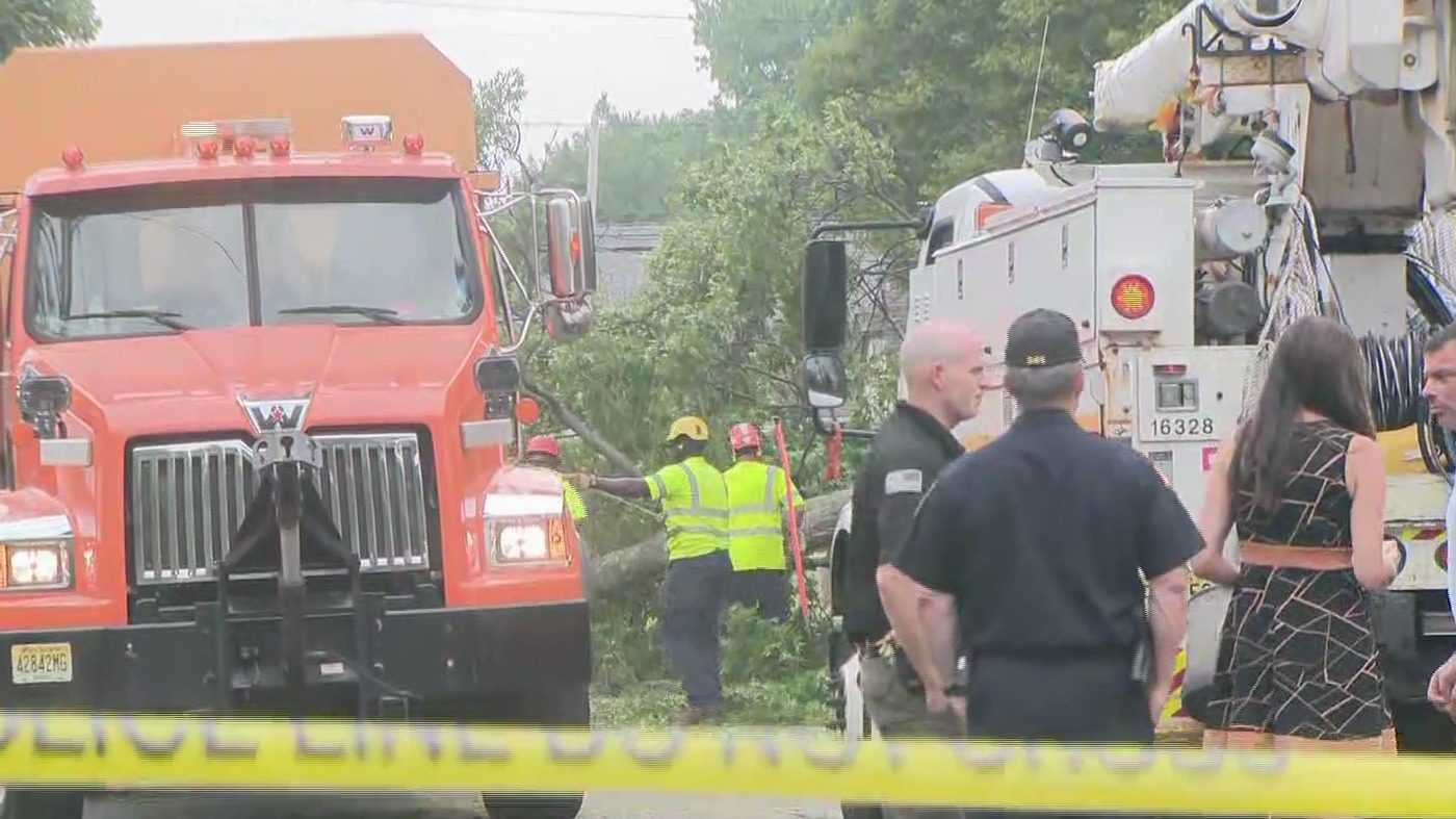 3 women trapped underneath fallen tree in Teaneck