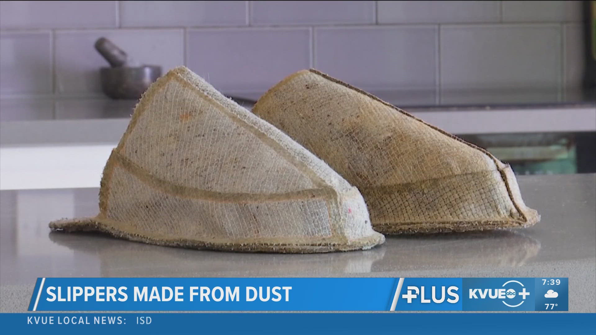 Design graduate creates slippers from dust