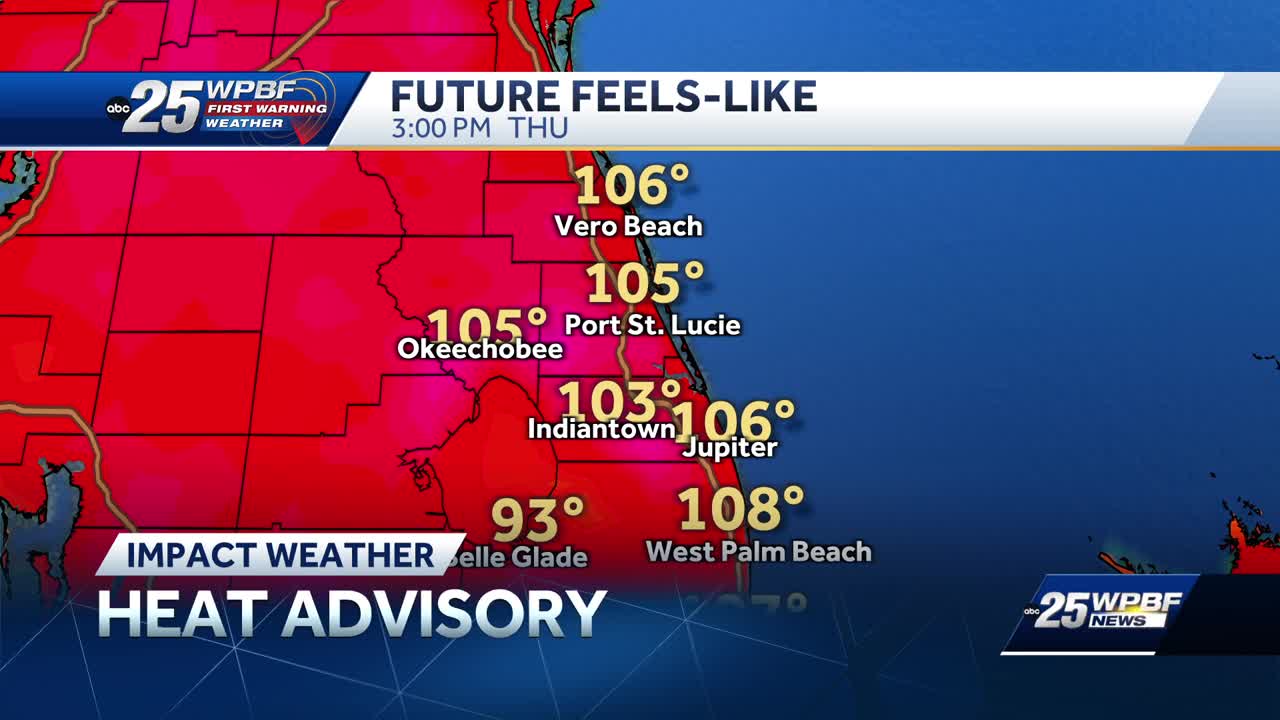 Tracking Erin and heat advisory for South Florida
