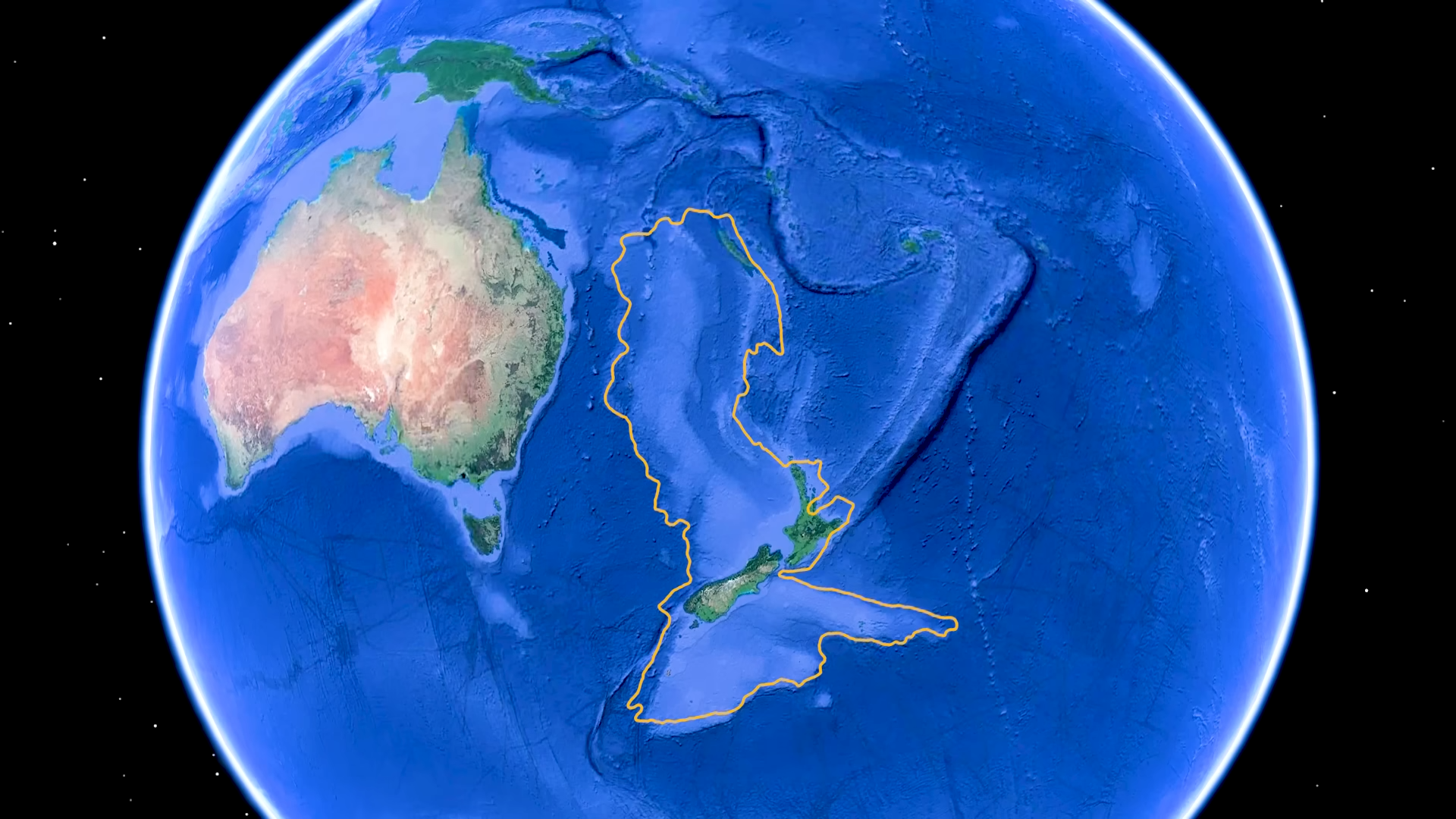 The sunken continent beneath the Pacific