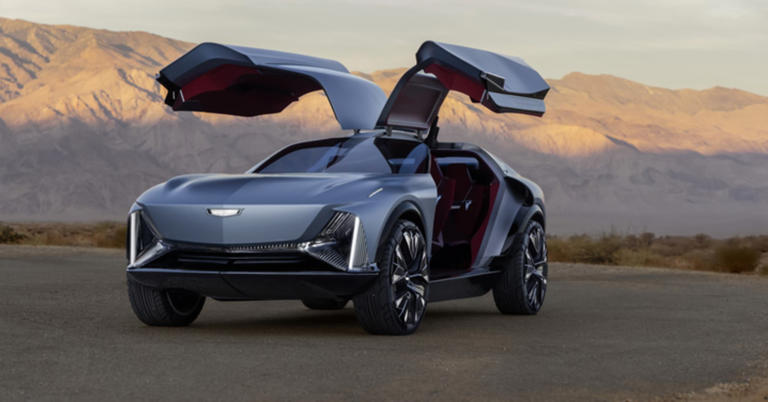 Cadillac unveils 'Elevated Velocity' electric crossover concept car