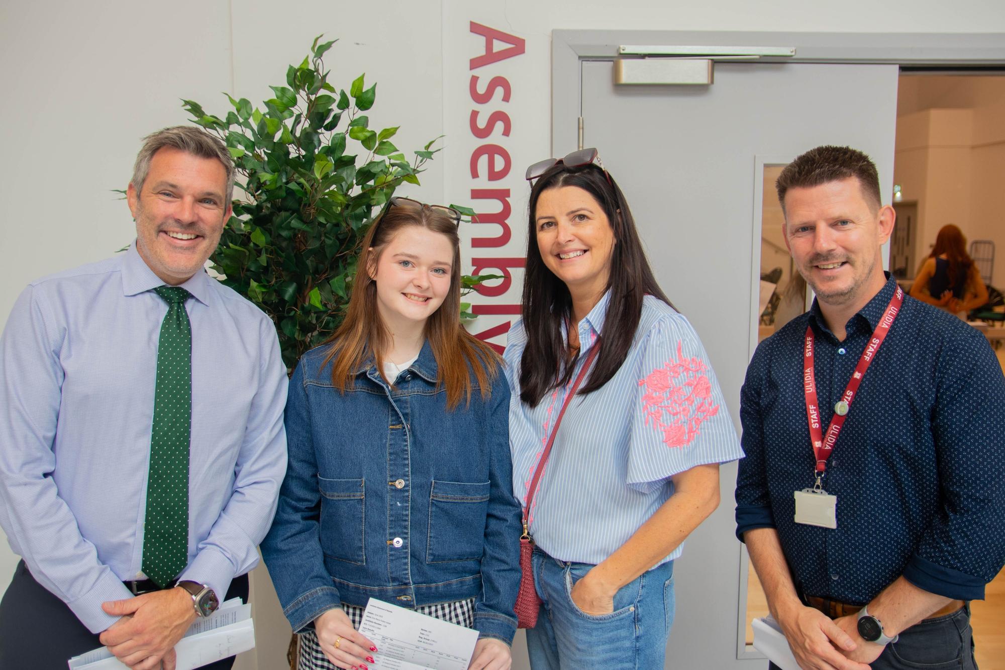 Ulidia Integrated College students delighted with 2025 A Level grades