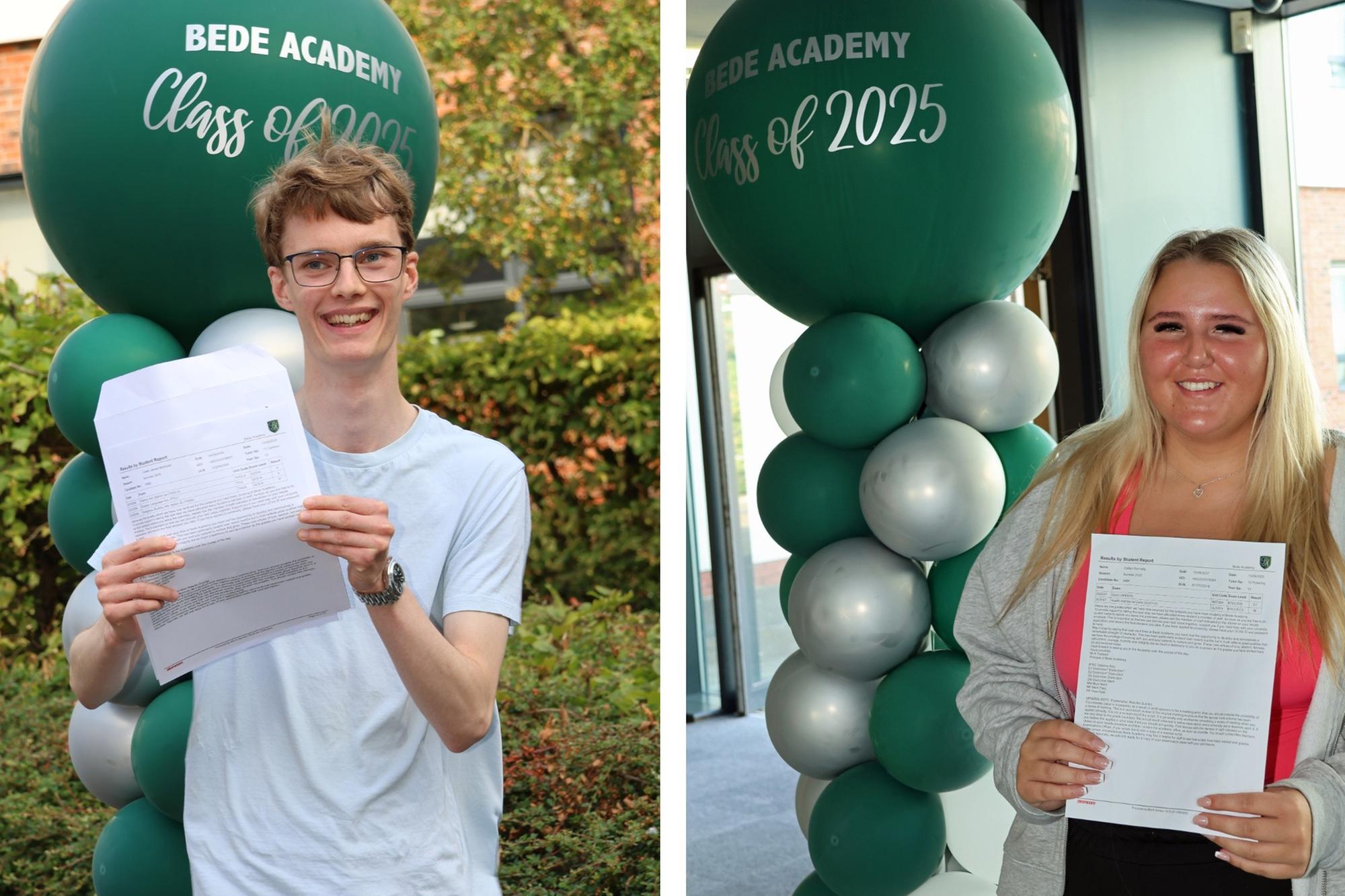 Smiling faces as many students at Bede Academy in Blyth achieve ...