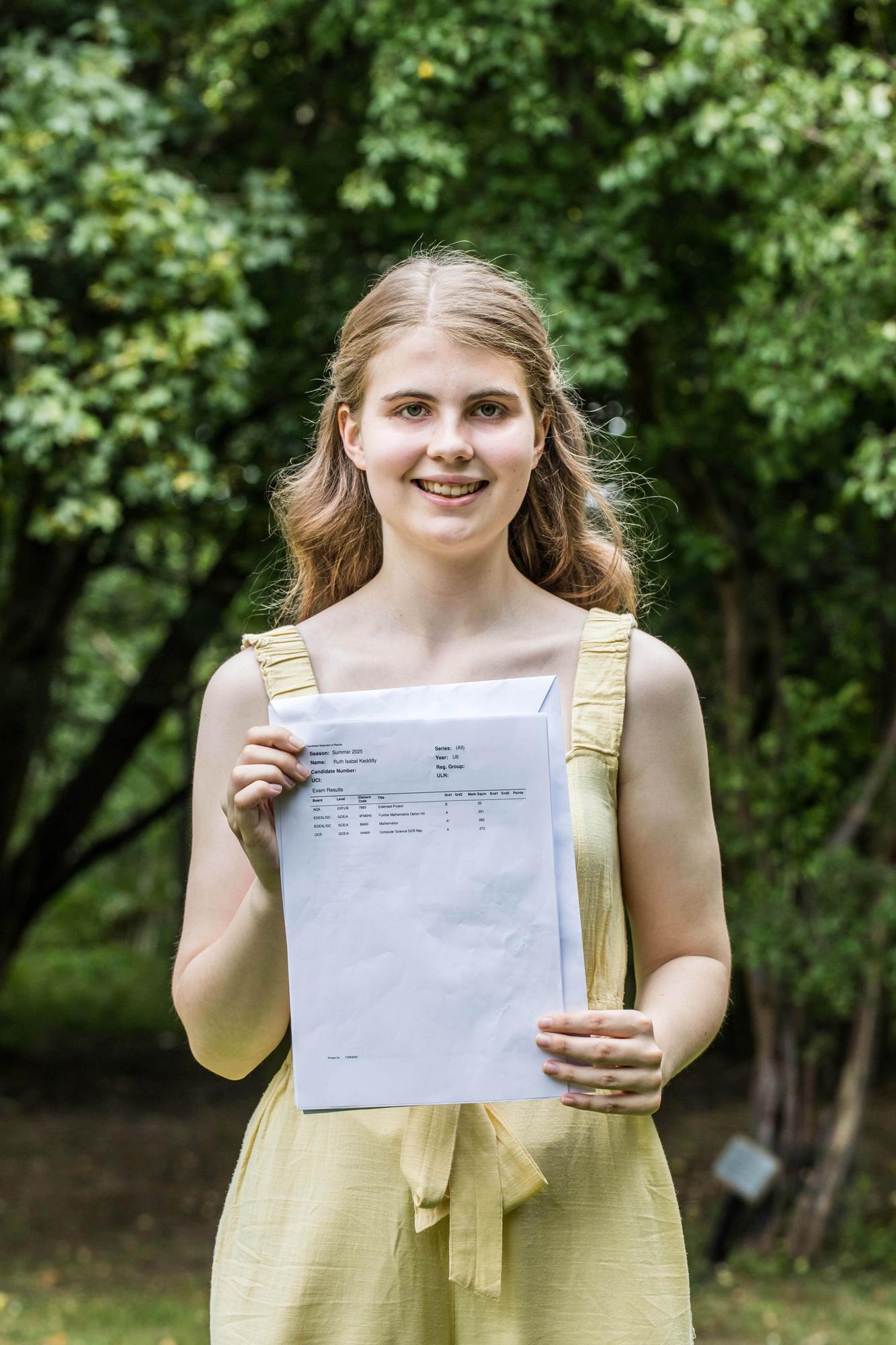 Inspirational Ruth eyes codebreaking career