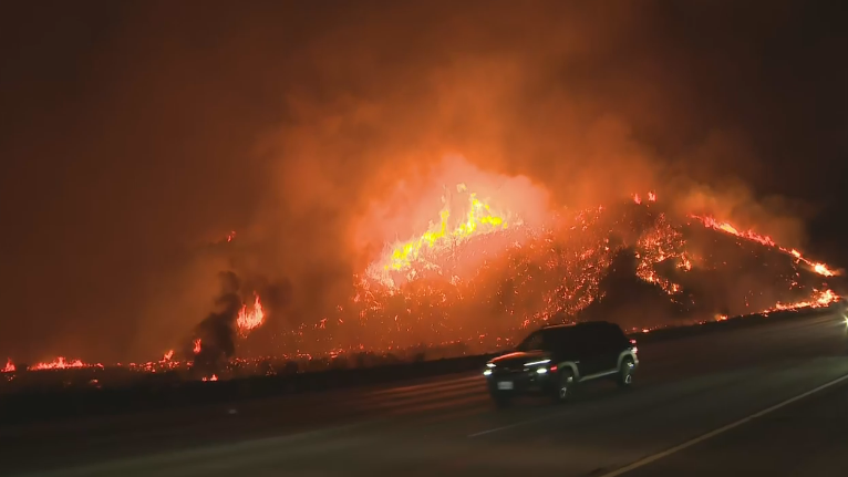 King Fire near Gorman grows to over 500 acres prompting evacuation warnings