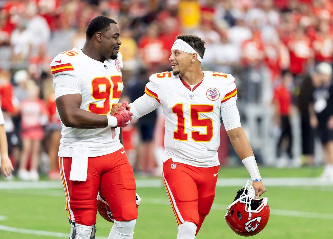 Patrick Mahomes had a funny take on the Chiefs' ‘Chris Jones Rule' at ...