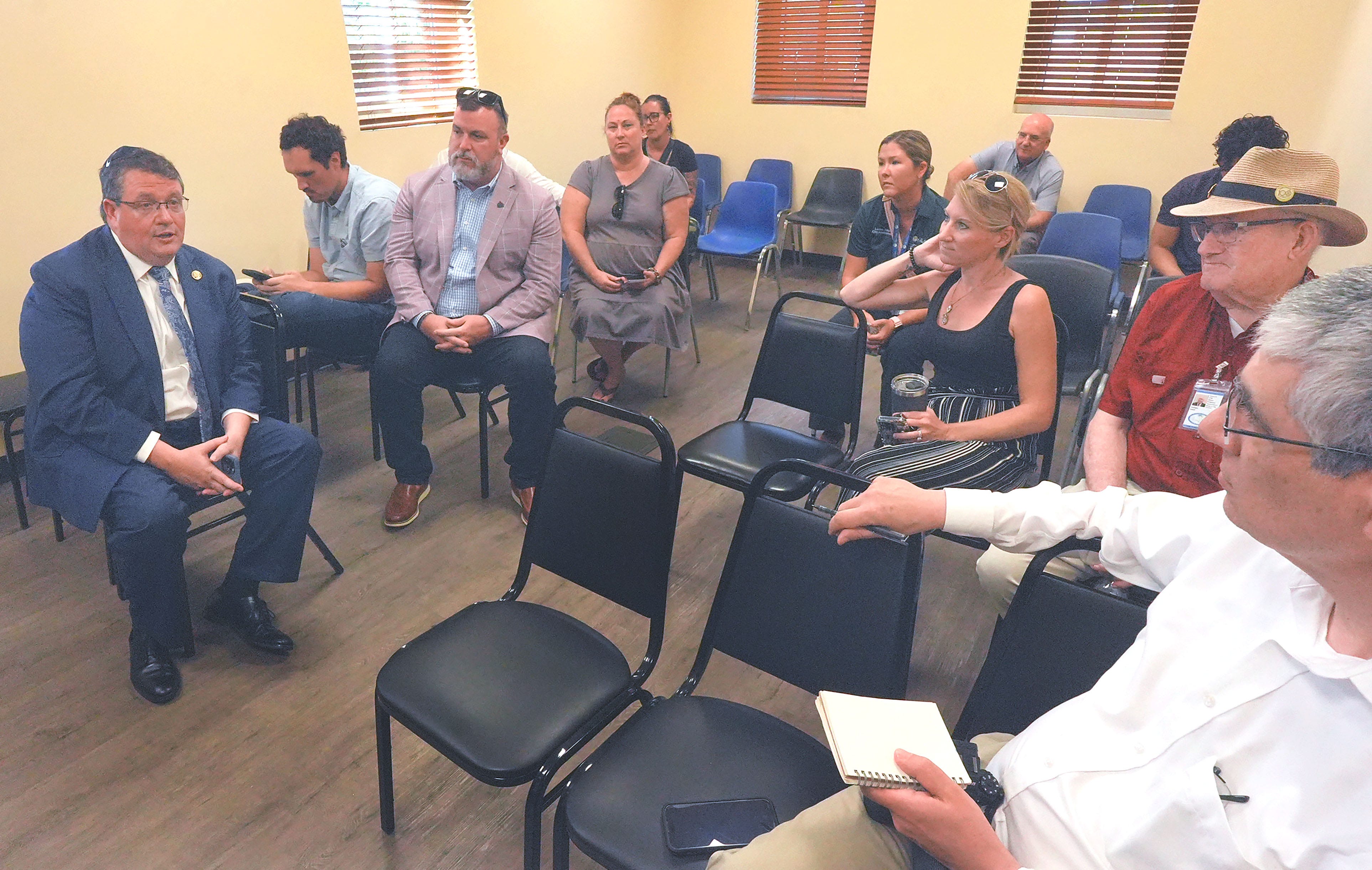 Palm Coast seeks Congressman Randy Fine's aid for wastewater treatment ...