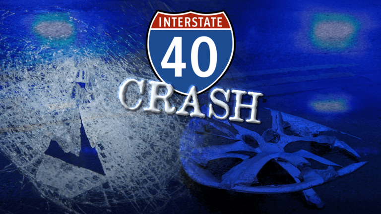 2 lanes of I-40 eastbound near US 52 shut down due to overturned ...