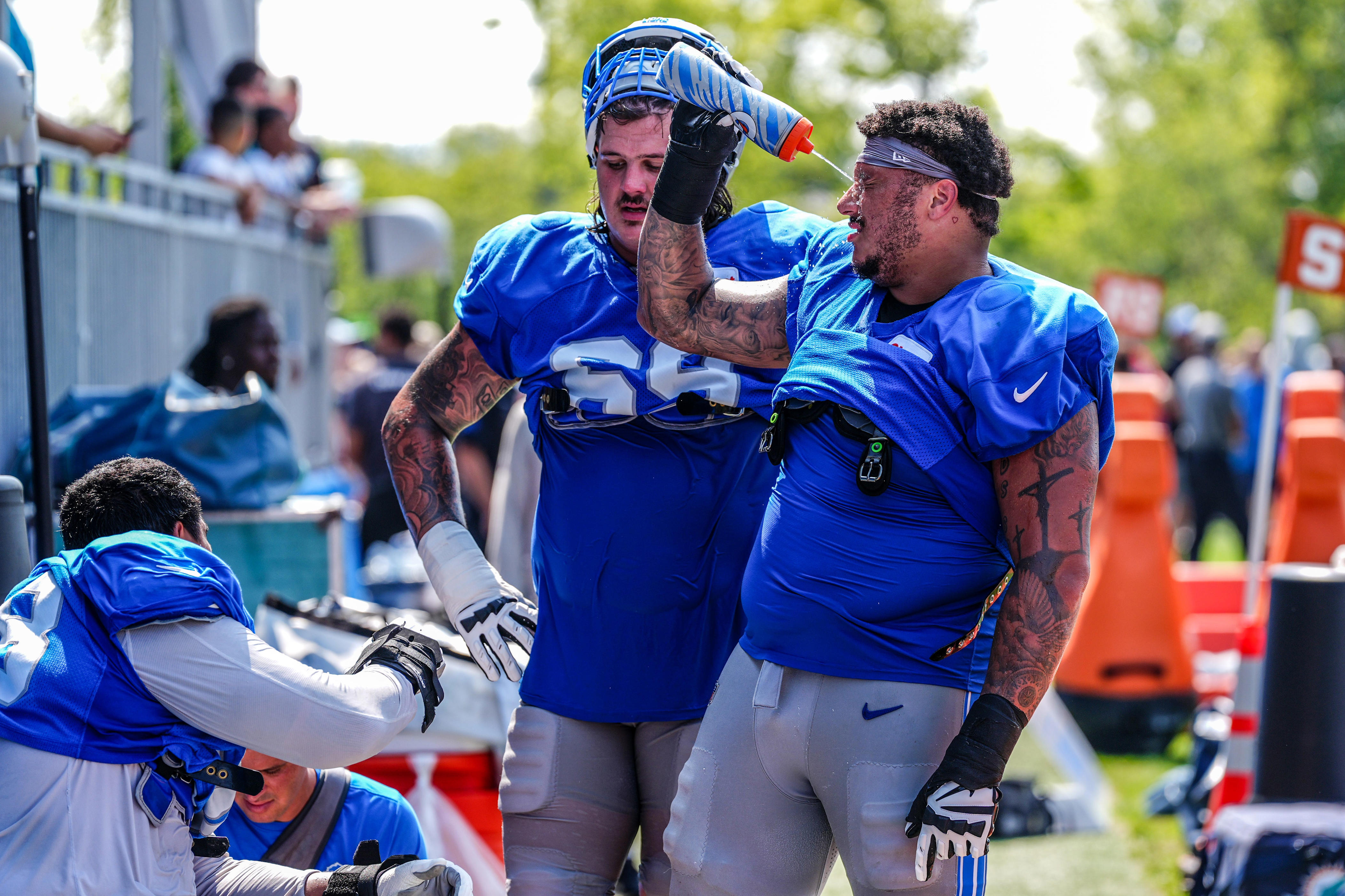 Graham Glasgow injury update: Lions C leaves final practice of camp ...
