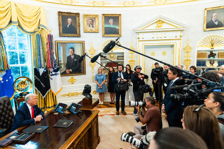 Trump raises possibility of Zelensky joining him and Putin in Alaska